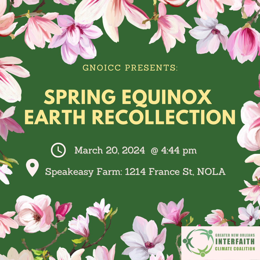 Save the Date: Spring Equinox Earth Recollection – Greater New Orleans ...